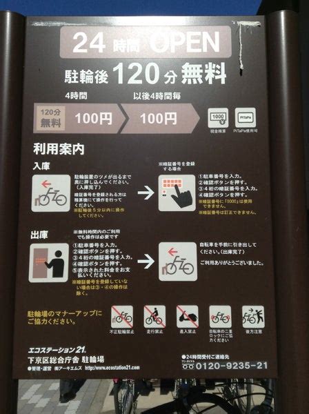 下京区総合庁舎駐輪場 Sawaの京日記