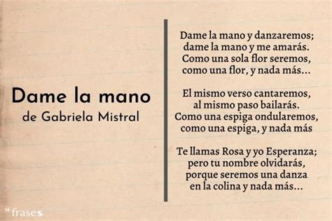 11 Poemas de GABRIELA MISTRAL Cortos y para Niños Poemas Poemas