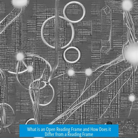 What Is An Open Reading Frame And How Does It Differ From A Reading