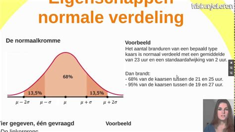 Normale Verdeling Eigenschappen Wiskunjeleren Oud Youtube