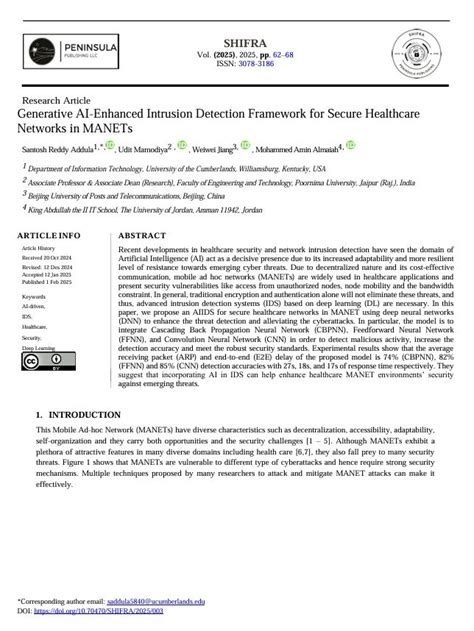 Generative Ai Enhanced Intrusion Detection Framework For Secure