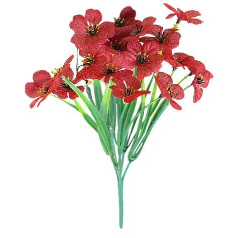 Piwvid Colorful Artificial Daisy Bundle Realistic Outdoor Floral