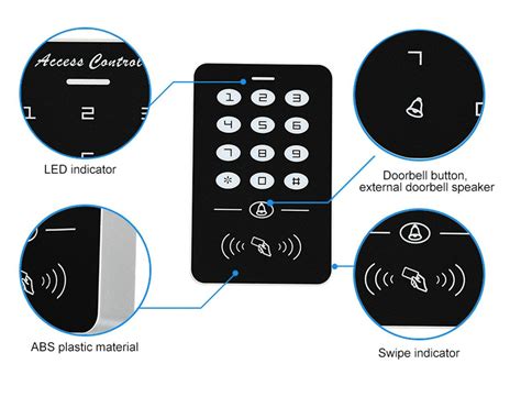 Factory Price Abs Rfid Standalone Access Control Keypad For Security Access Control System