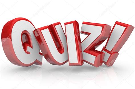 Quiz Red D Word Test Exam Assessment Stock Photo By Iqoncept