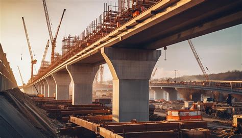 Premium Ai Image Bridge And Viaduct Construction Works Photoshoot