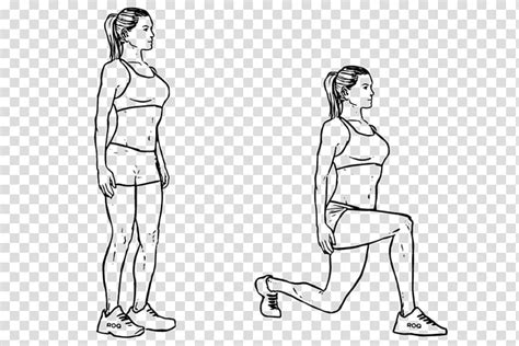 Proper Lunge Form Guide Step By Step Illustration For Strength