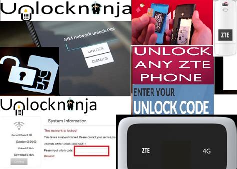 Zte Unlock Instructions How To Enter Unlock Code Zte Phone Modem