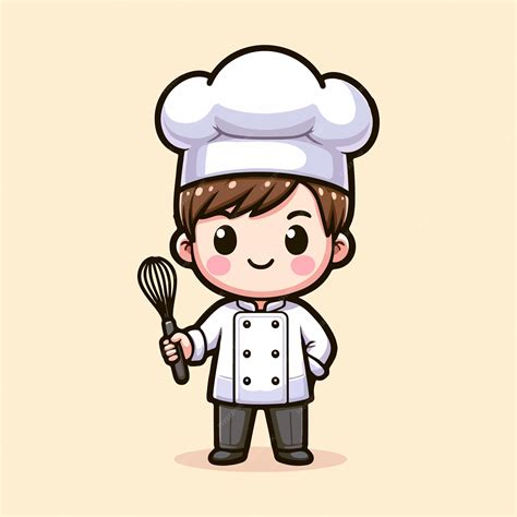 Premium Vector Male And Female Cute Chef Characters In Cartoon Style