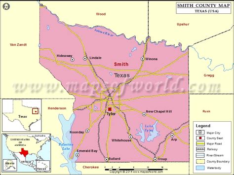 Smith County Map Texas At Anthony Blubaugh Blog
