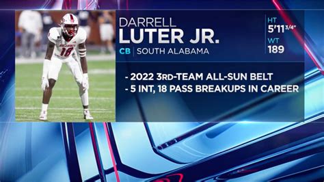 Alabama Cb Darrell Luter Jr Selected 155th Overall By 49ers