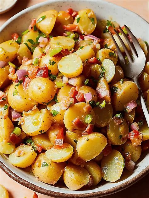 Ultimate Hot German Potato Salad With Delicious Bacon Vinaigrette