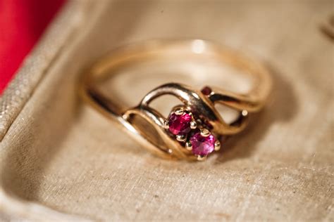 Rare Light And Dark Ruby Ring Jewels And Times