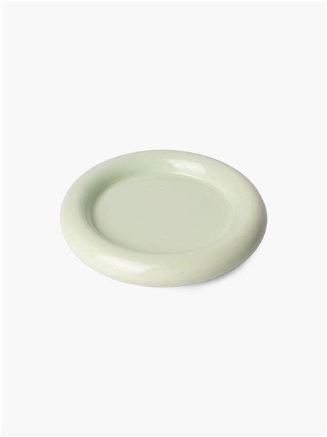 Donut Small Plate Neo Green 15cm Hands