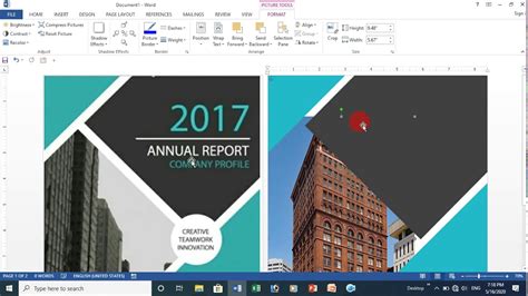 Design Cover Page In MS Word YouTube