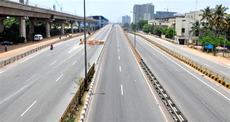 Deserted Tumkur Road During Lockdown