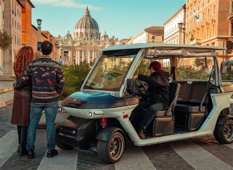 Rome Golf Cart Tour Private Sightseeing Adventure Italy2love