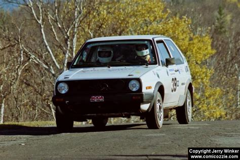 Wayne Prochaska Annette Prochaska Vw Golf At Speed On Ss13 Brockway I