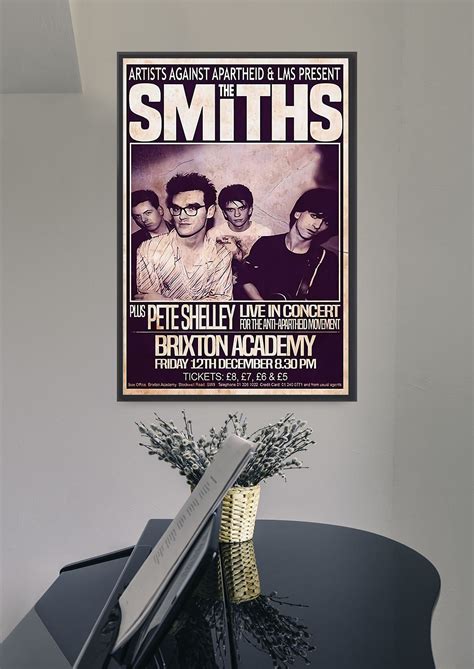 The Smiths 1986 The Final Concert Poster The Smiths Poster Sold By