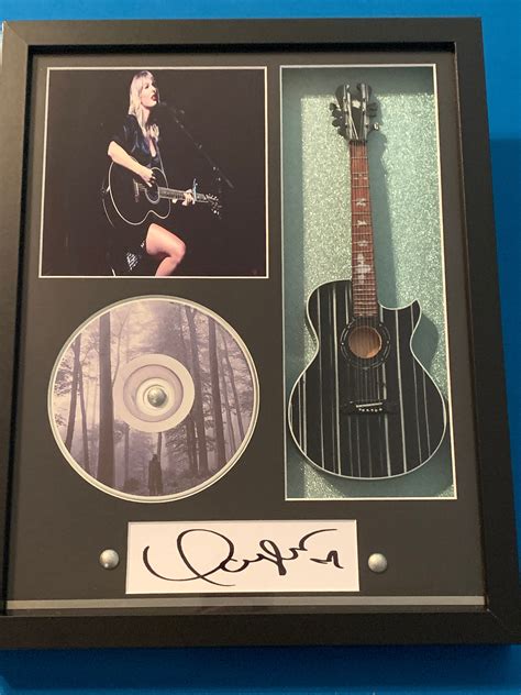 Taylor Swift Guitar Shadow Box Tribute Etsy