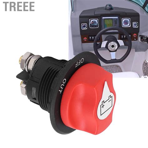 Treee สวิตช์ตัดไฟแบตเตอรี่ Abs ทองเหลืองสูงสุด 32v ฉนวนสำหรับ Rv