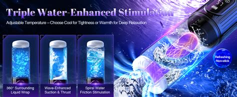Kismloit Male Masturbator Ai Sync Sex Toys For Men Aqua Friction