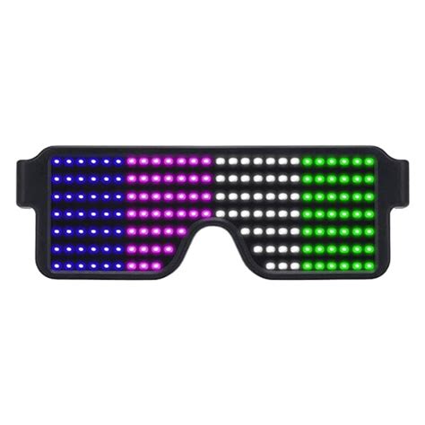 Led Glowing Glasses Usb Rechargeable Light Up Glasses For Festivals