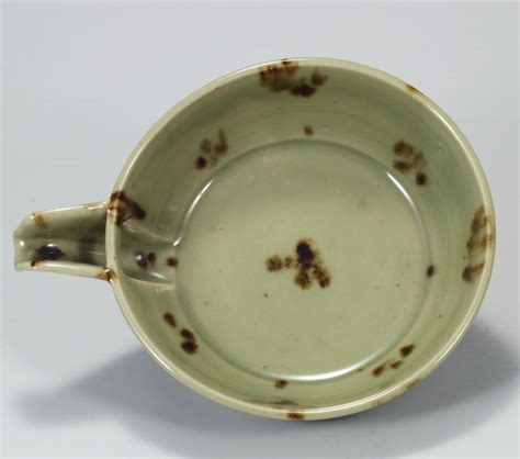 元 龙泉窑飞青匜内部 韩国国立中央博物馆藏 古玩图集网