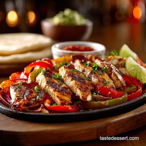 Grilled Chicken Fajitas Proper Pub Style Smoky Sizzling
