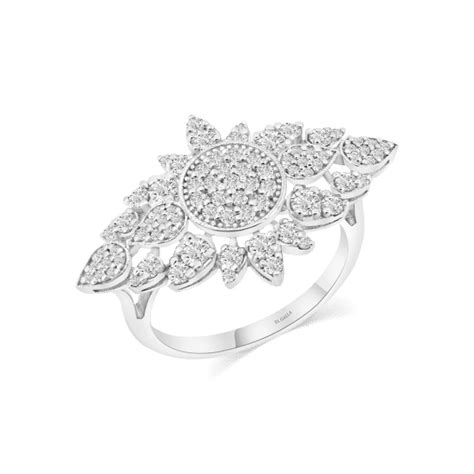 Diamond Sunburst Ring El Galla Jewellery