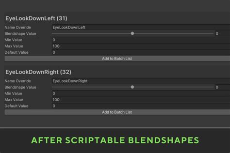 Scriptable Blendshapes Morph Management Shape Key Metadata Code