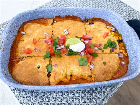 Chicken Enchilada Cornbread Casserole Julia Pacheco