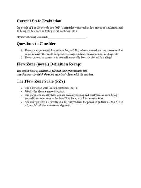 02 Module 2 The Flow Zone Pdf Psychology Behavioural Sciences