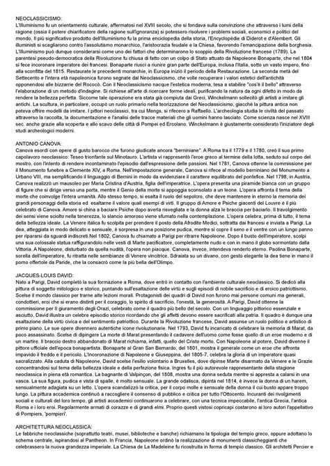 Romanticismo E Neoclassicismo Storia Dellarte Neoclassicismo L