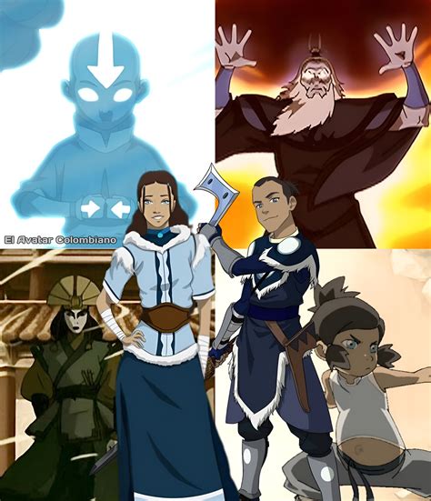 El Katara Y Sokka Conocieron Y Presenciaron A Cuatro Avatares A Roku