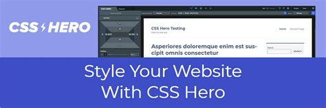 Style Your Website With Css Hero Webtng