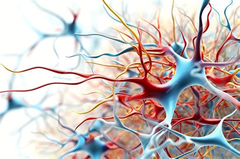 Premium Photo Colorful Synapses Of Neural Communication In The Human