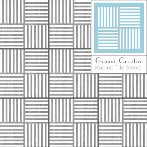 Kadina Tile Stencil