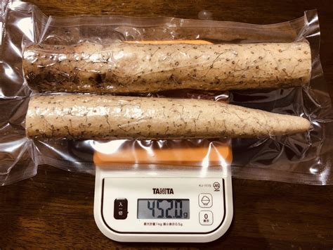 Yahooオークション 栃木県産 自然薯 849g 真空パック 現品特価