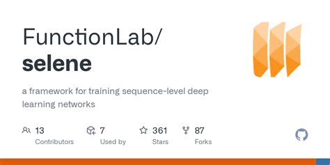 github functionlab selene a framework for training sequence level
