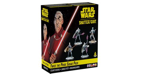 Star Wars Shatterpoint Twice The Pride Count Dooku Squad Pack