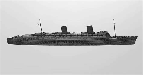 Archivo Stl Modelo 3d Del Transatlántico Rms Queen Elizabeth Original