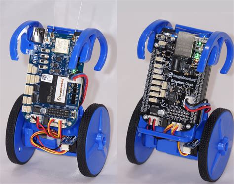 edumip self balancing robot kit based on beaglebone blue is now available for 50 cnx software