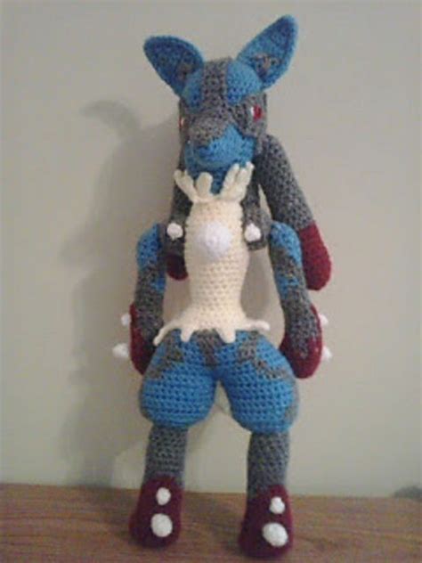 448 Mega Lucario Pokemon Pattern By Christjan Bee Pokemon Pattern
