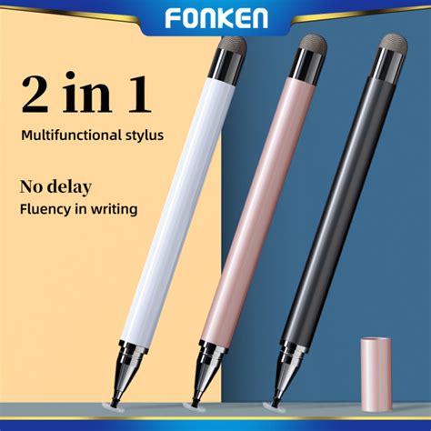 FONKEN 2 In 1 Universal Stylus Pen For Tablet Mobile Android IOS Phone