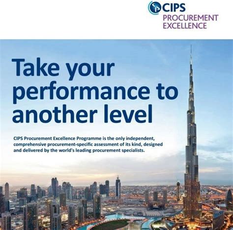 Cips Procurement Excellence Programme Is An In Depth Assessment Process