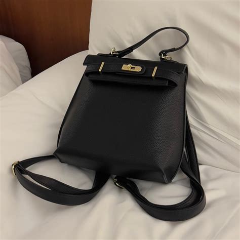 이제트 미니 금장 버클 탑핸들 토트 백팩