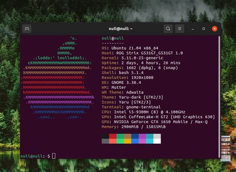 Behold The Cursed Neofetch R Ubuntu