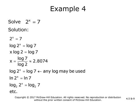 College Algebra Chapter 4 Exponential And Logarithmic Functions Ppt