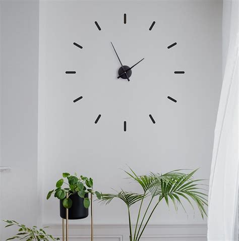 Настенные часы 3d самоклеящиеся «Овал большие — Roomton Хороший тон в интерьере