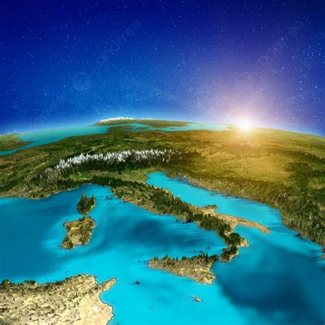 Nasa에서 제공하는 이 이미지의 이탈리아 반도 배경 요소 3d 렌더링 이탈리아 반도 배경 사진 및 무료 다운로드를위한 그림